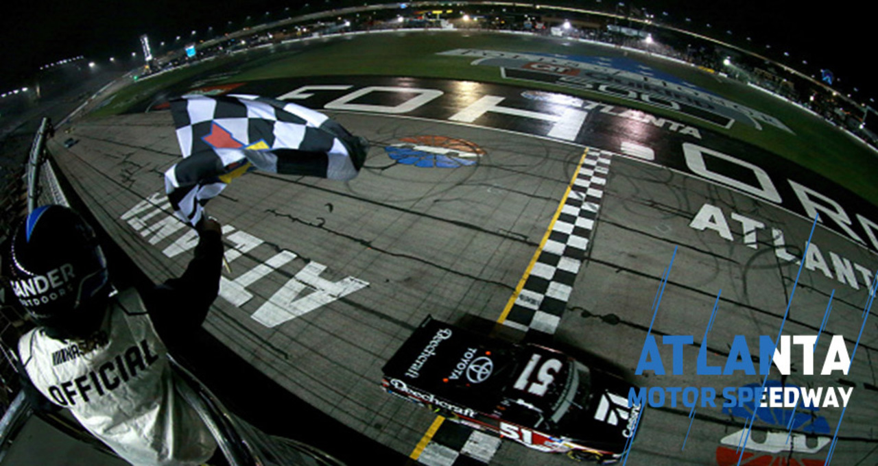 Final Laps: Busch makes history with Truck Series win at Atlanta ...