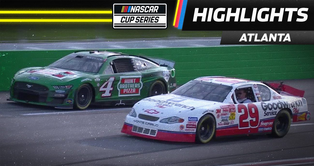 Kevin Harvick shares track with No. 29 in special moment at Atlanta ...
