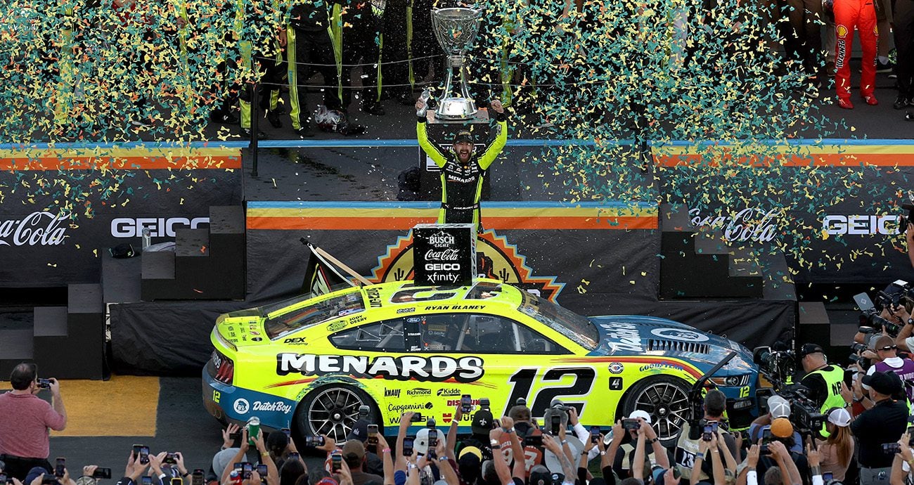 GCOE: The pressure is on for a good speech from the champ - NASCAR EN ...