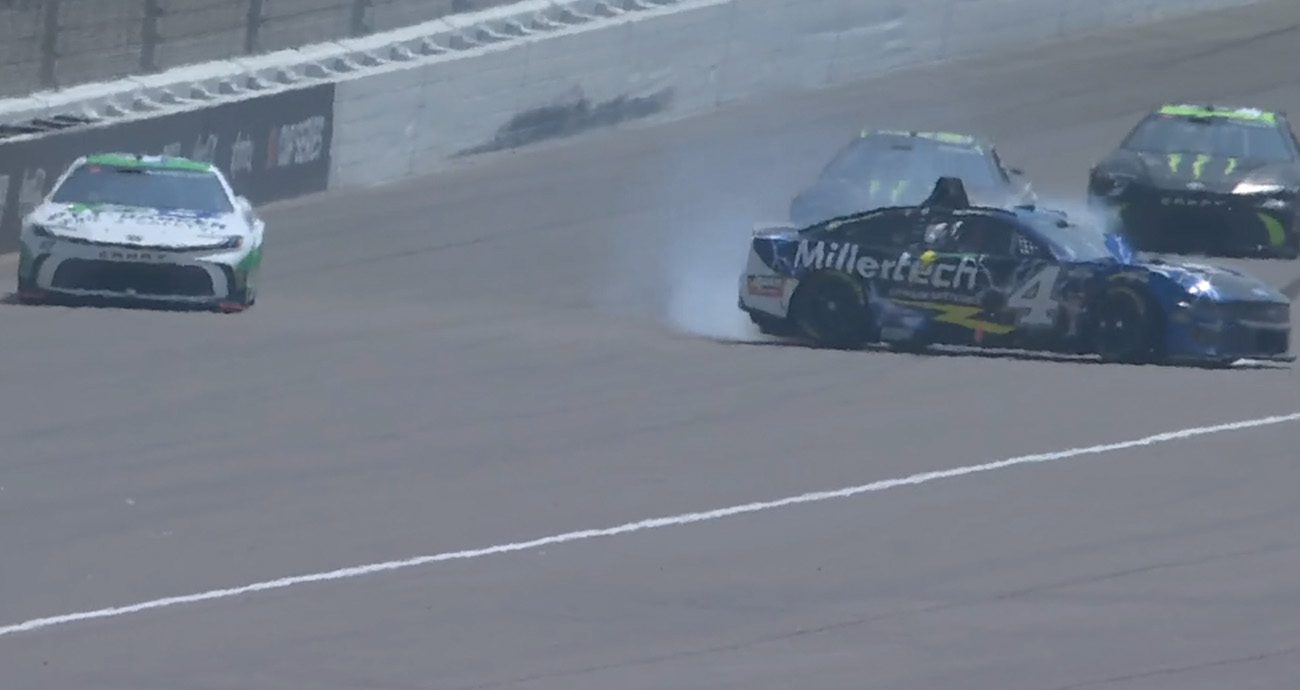 Double trouble: Nemechek, Gragson go spinning off Turn 2; Larson fired ...