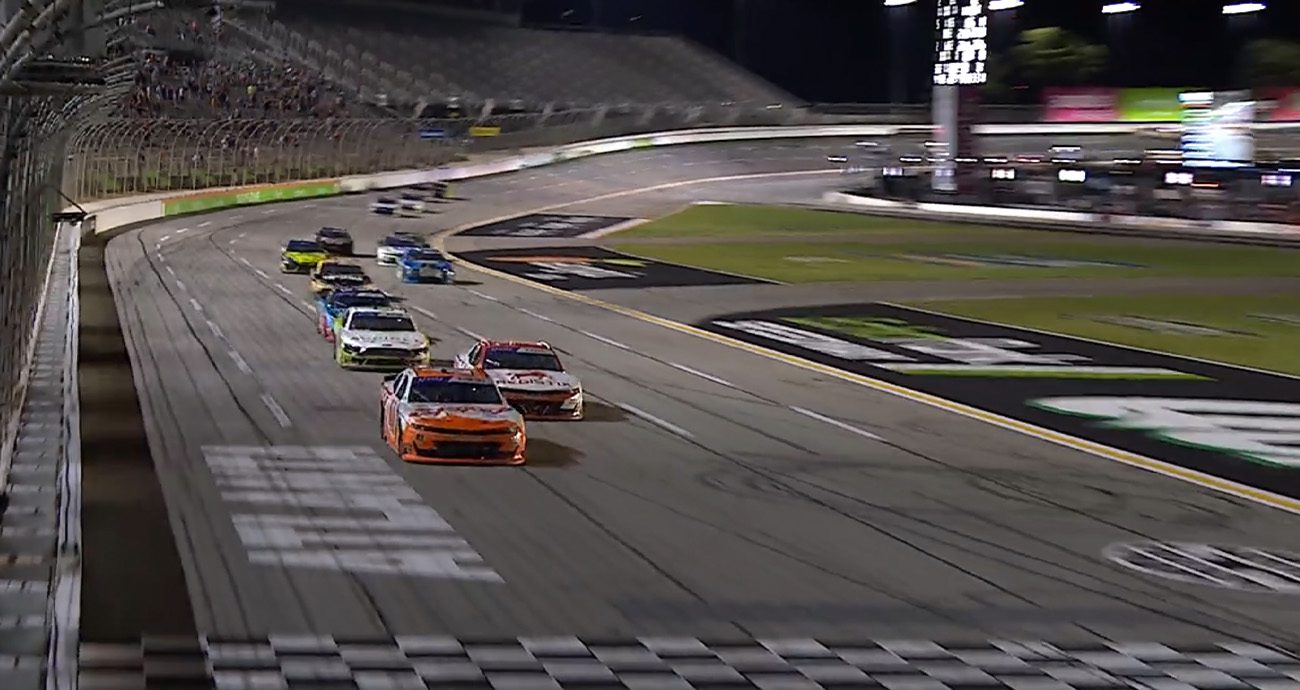Nick Sanchez grabs first Xfinity Series win at EchoPark Speedway ...