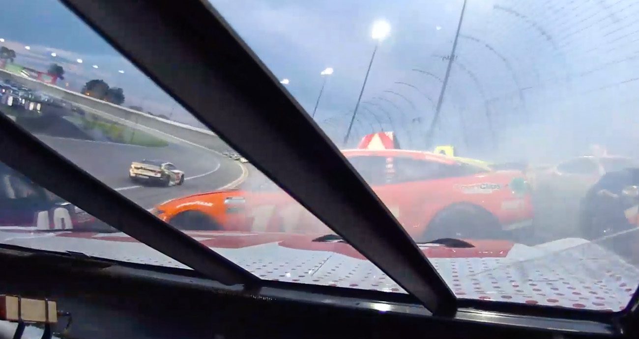 From the seat: Ride with drivers during 'Big One' in Stage 2 - NASCAR ...