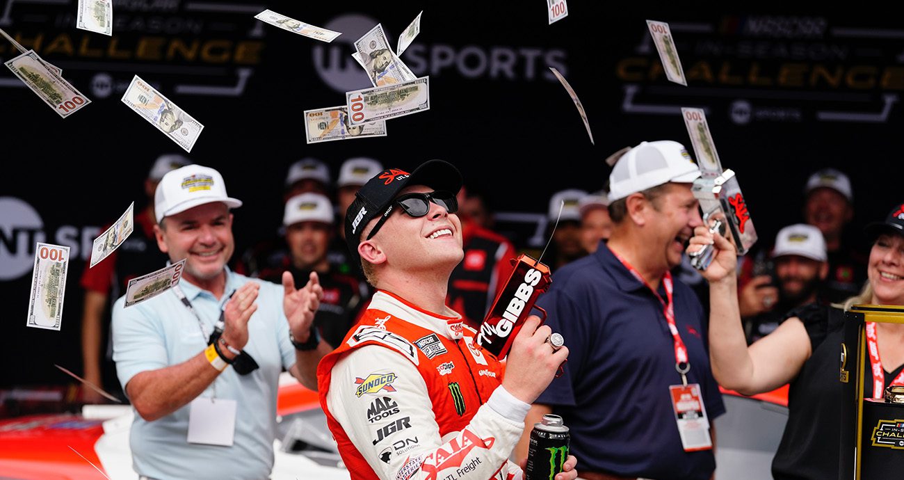 Ty Gibbs 'honored' to beat 'great person' Dillon in inaugural In-Season ...