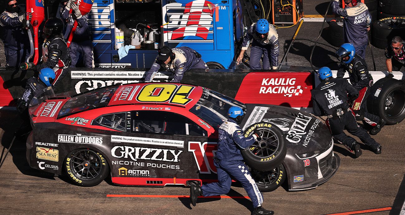 Inside the Race: 'Not OK' with Ty Dillon hitting tire exiting pit road ...